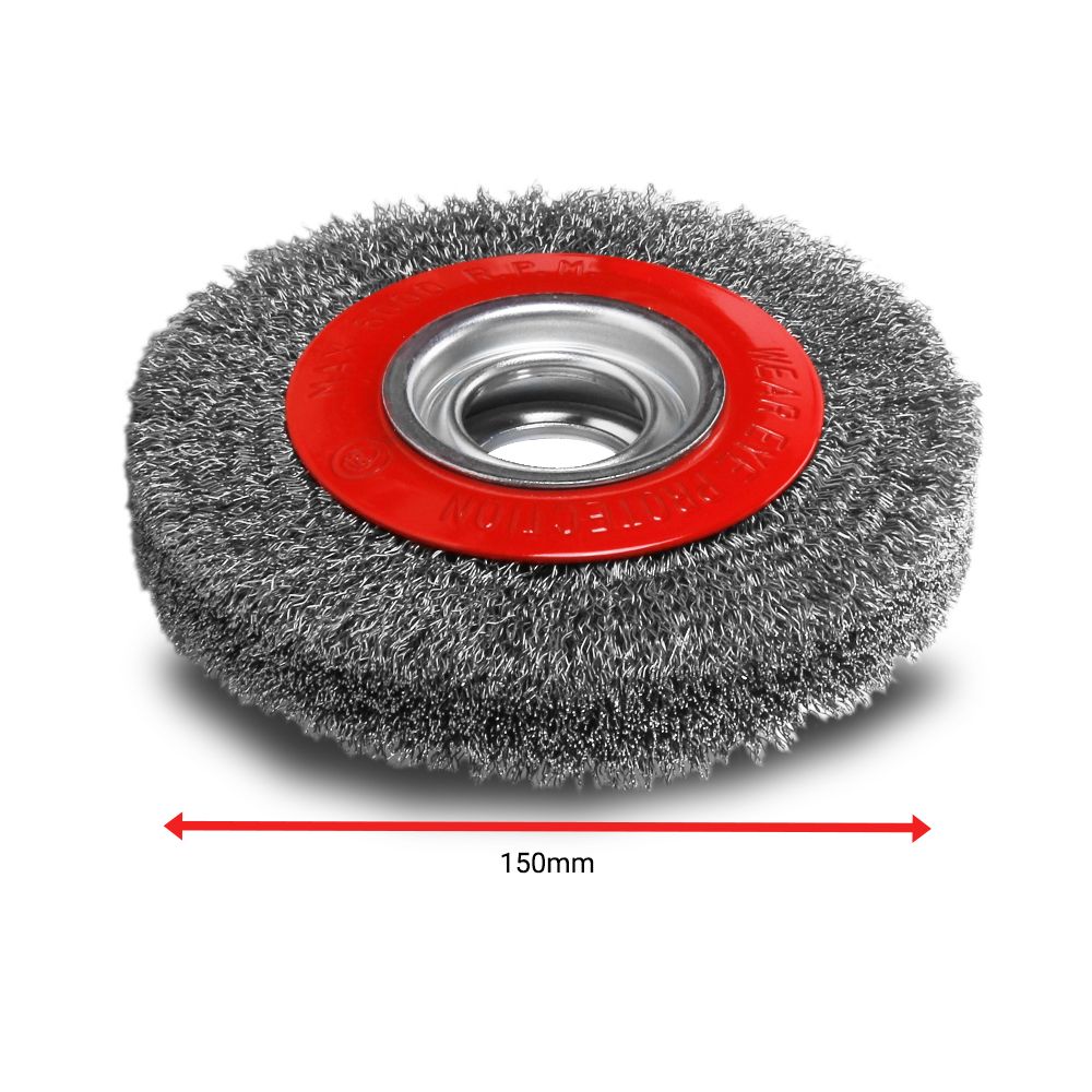 Xtorque XSW150 150mm Steel Crimp Wire Wheel