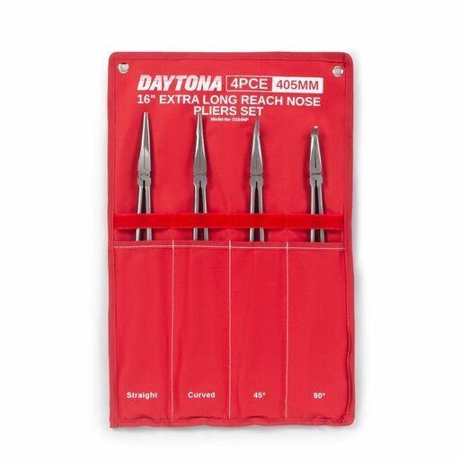 Daytona D164NP 4pce 405mm (16") Extra Long Reach Nose Plier Set