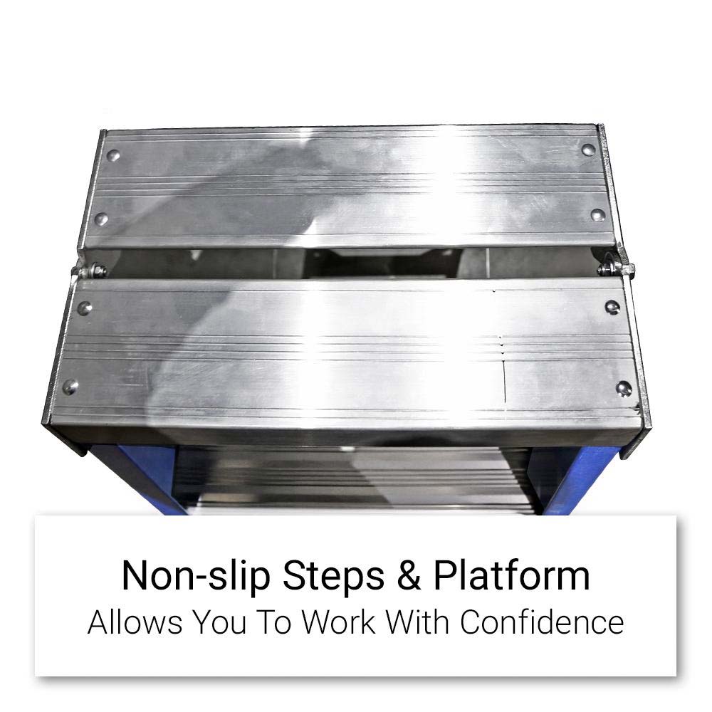 Climbrite CDSTEP3 1.2m 3-Step Fibreglass Double Sided Ladder