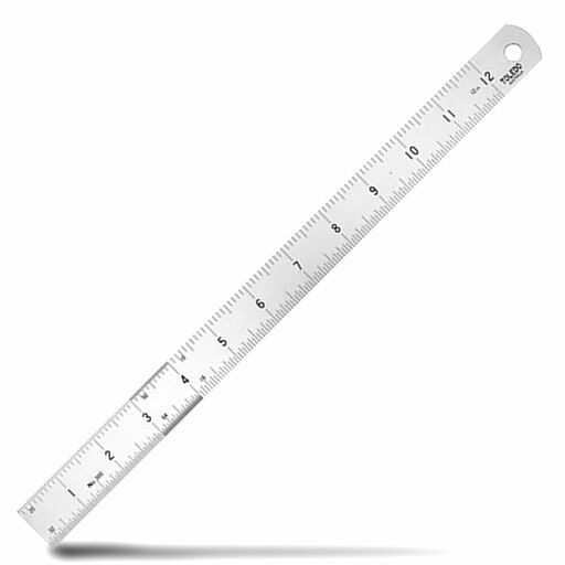 Toledo 30012 300mm (12") Metric & Imperial Stainless Steel Double Sided ...