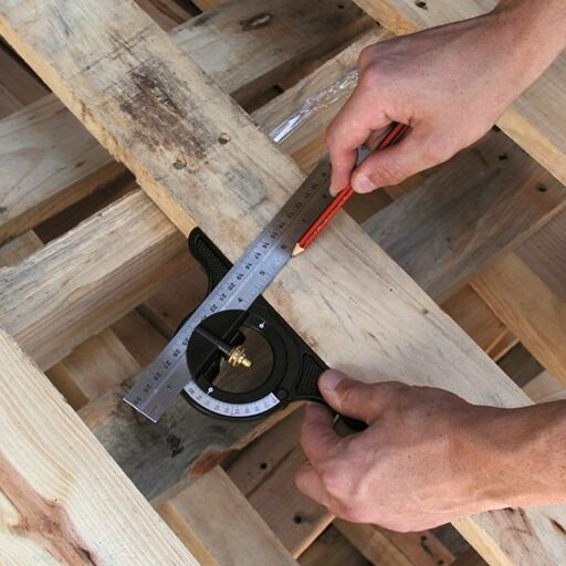 Toledo 322210 300mm 3-in-1 Combination Square Set