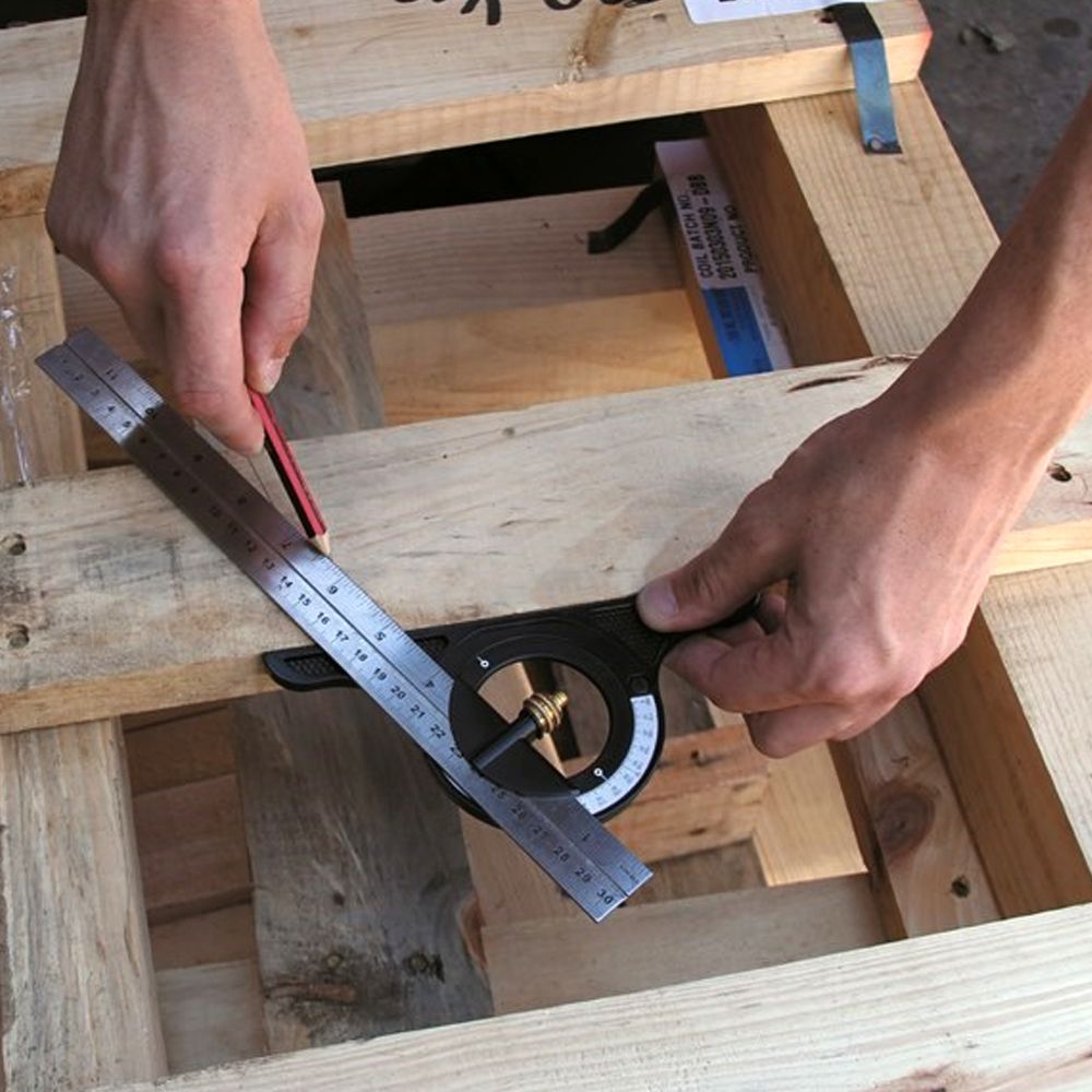 Toledo 322210 300mm 3-in-1 Combination Square Set