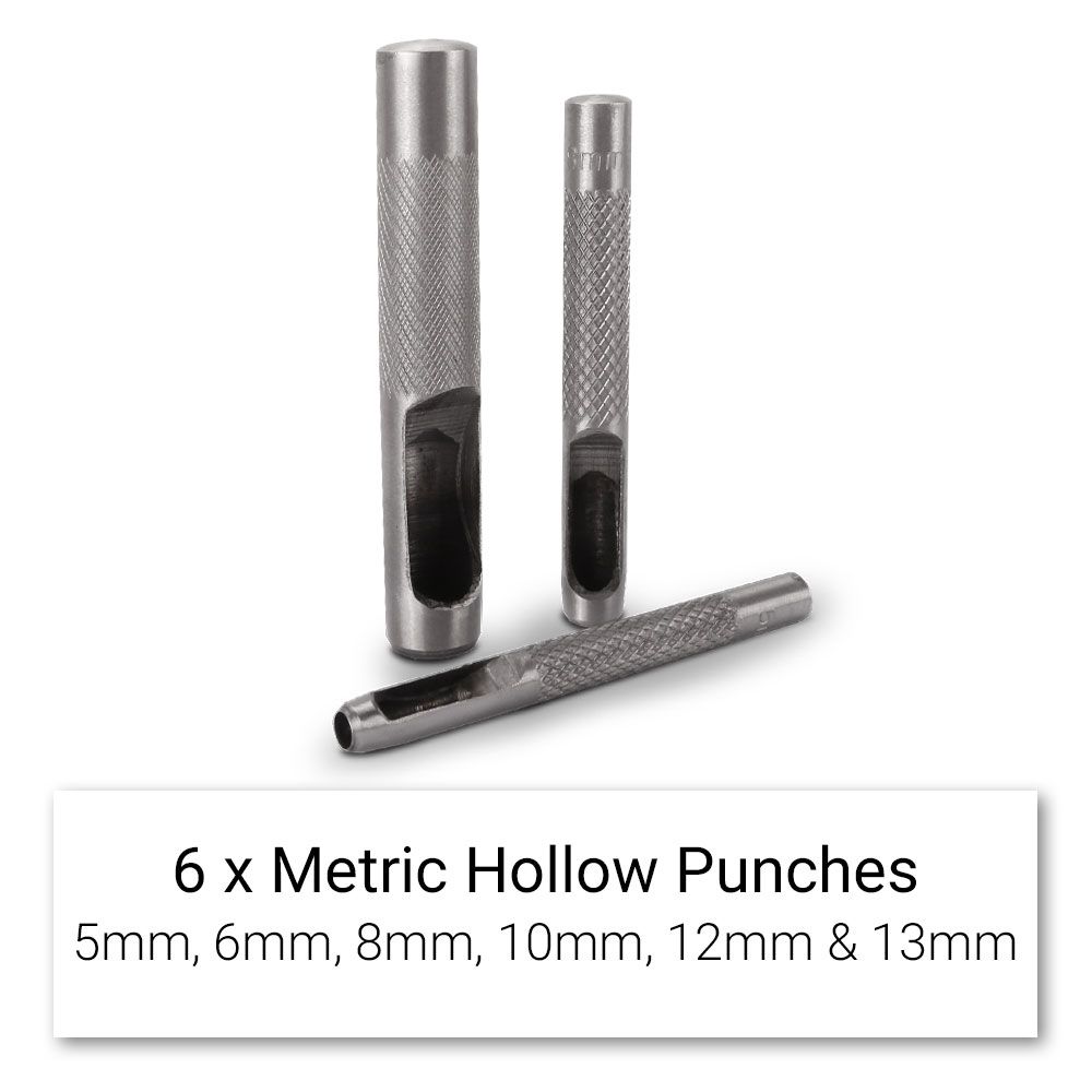 Daytona DHPS6P 6pce Hollow Punch Set