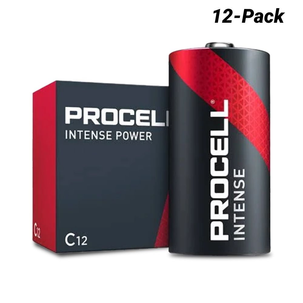 Procell PX1400-12PK 12-Pack C 1.5V Alkaline Industrial Intense Power ...