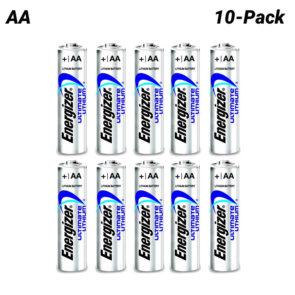 Energizer L91-DP10 10-Pack AA Lithium Batteries