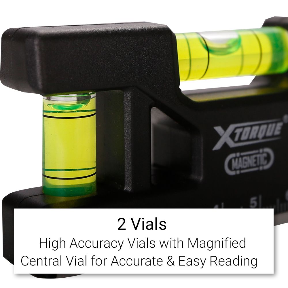 Xtorque XPL76 76mm Magnetic Keyring Spirit Level