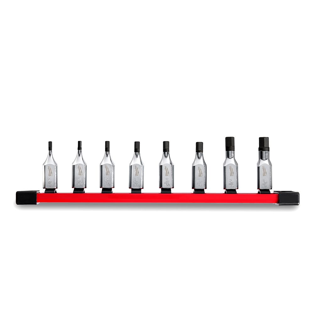 Milwaukee 48229542 8pce 3/8” Drive SAE Hex Bit Socket Set