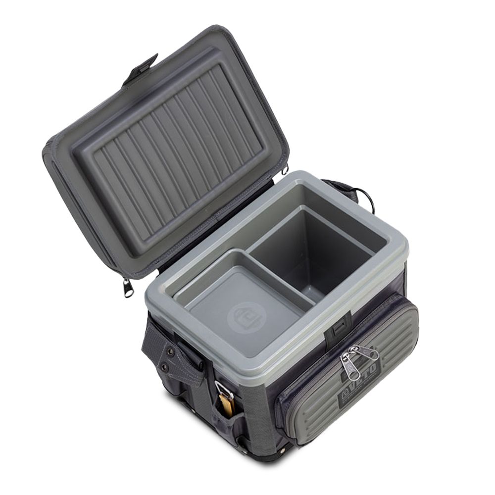 Veto Pro Pac VET OLBC-15 Carbon Large Lunchbox Cooler with Expanded Storage
