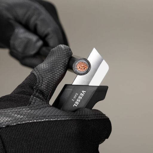 Vessel DAK-2 Electric Adjustment Black Knife Steel Blade