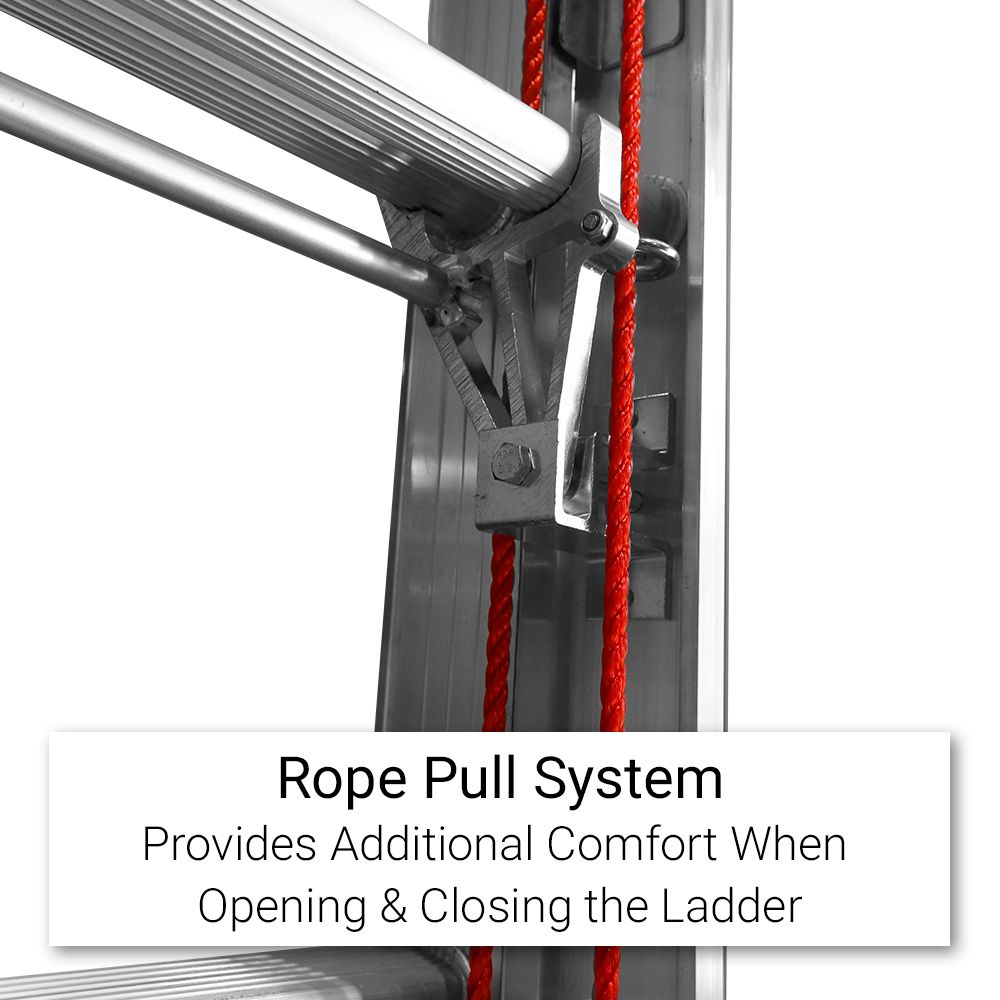Climbrite CLA28 3-In-1 28 Step 4.36m-7.66m Aluminium Extension Ladder