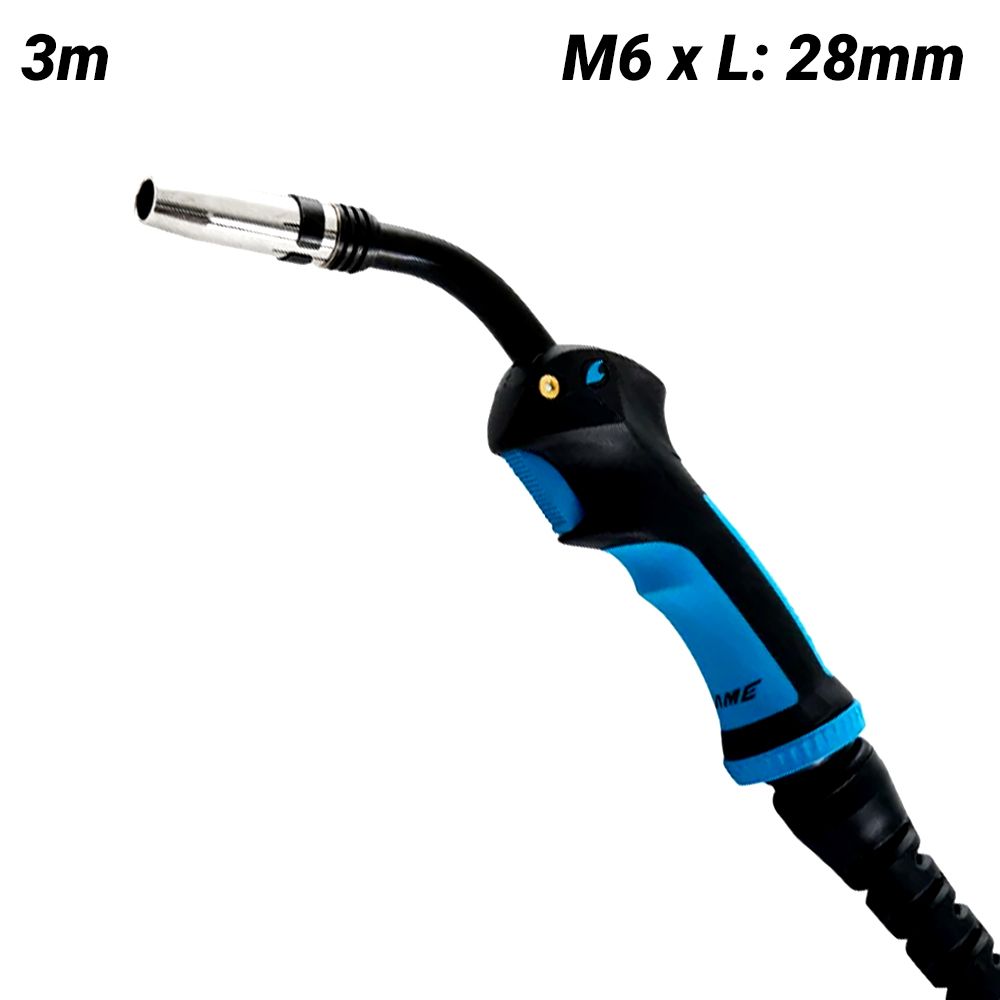 Cigweld W52BR24E3 3m Euro Flame Series BZ24 MIG Gun