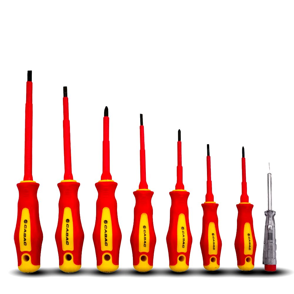 Cabac HVSDK5 8pce 1000V VDE Screwdriver Set