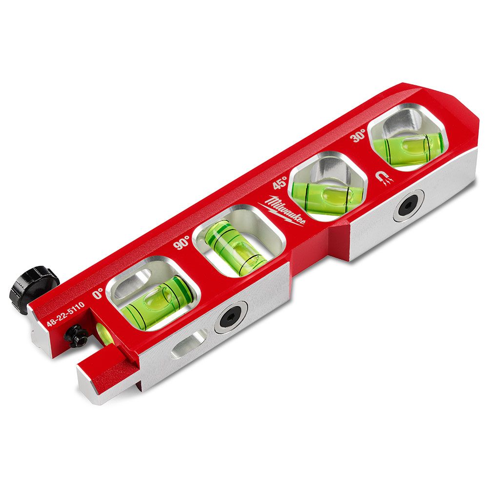 Milwaukee 48225110A 4 Vial Torpedo Level