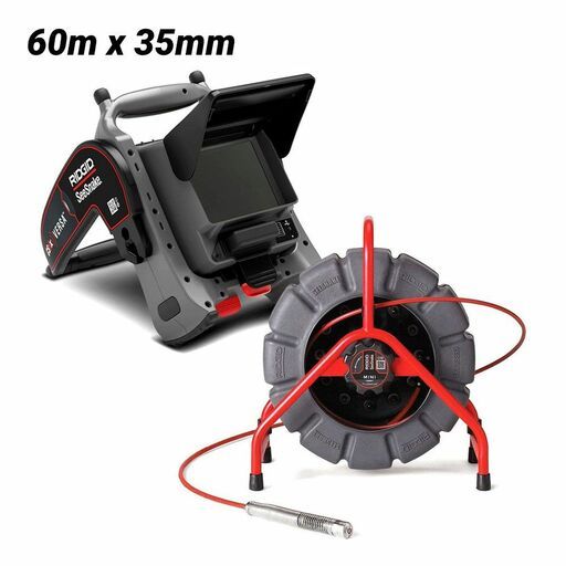 Ridgid 63603 + 64943 SeeSnake Digital Recording Monitor with Wi-Fi ...