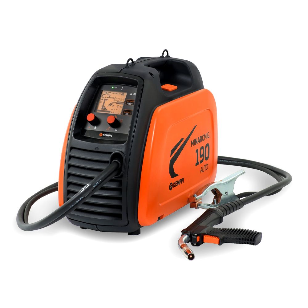 Kemppi MinarcMig Auto 190 (61008190AU) 190A Portable MIG/MAG Welding ...