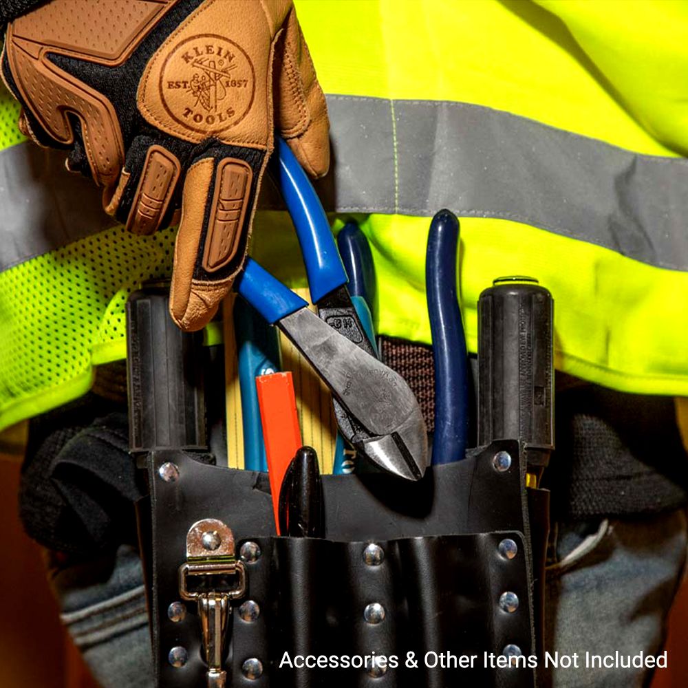 Klein D2000-28 Diagonal Cutting Pliers, Heavy-Duty, High-Leverage, 8-Inch