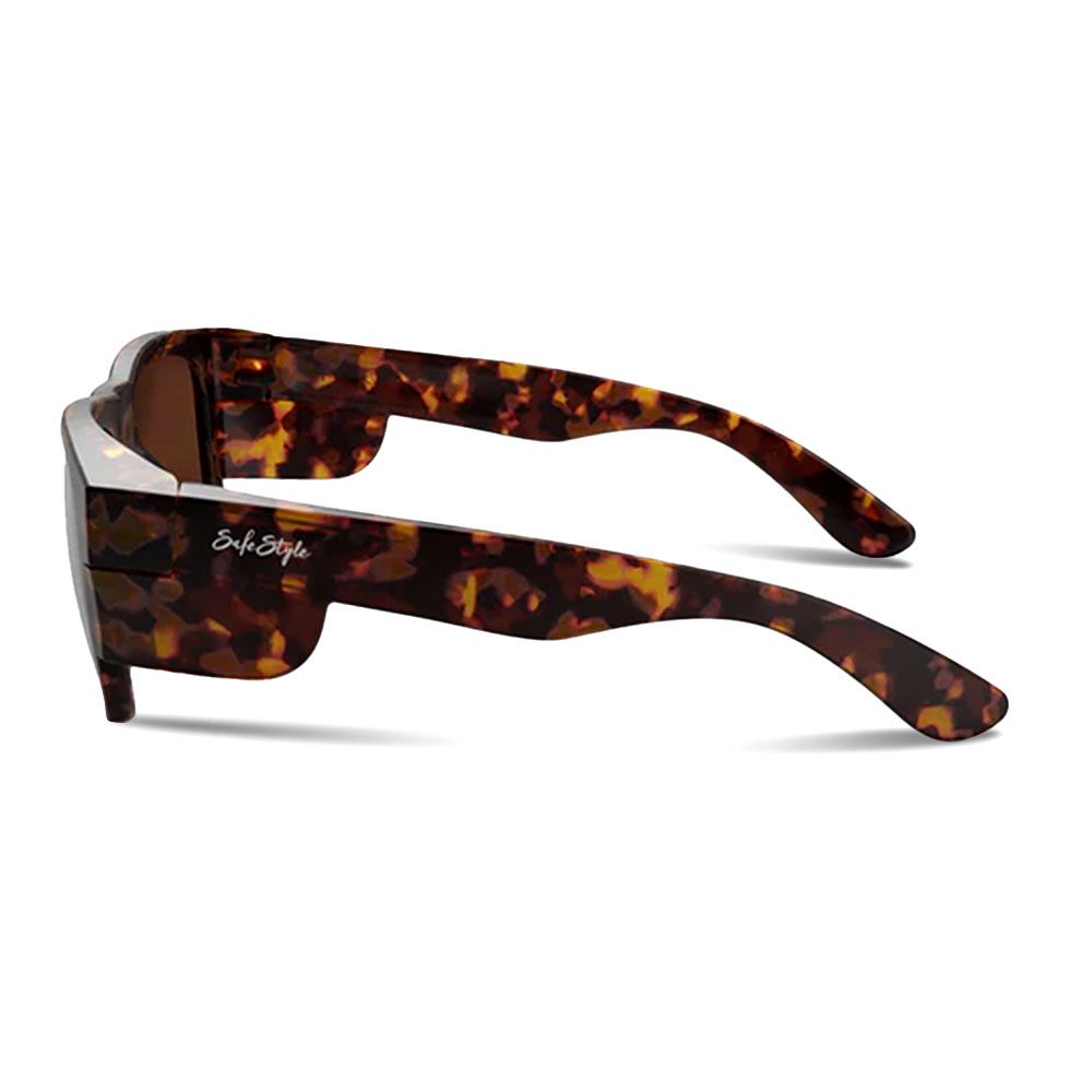SafeStyle FMTBRP100 Fusions Matte Tort Frame Brown Polarised Lens