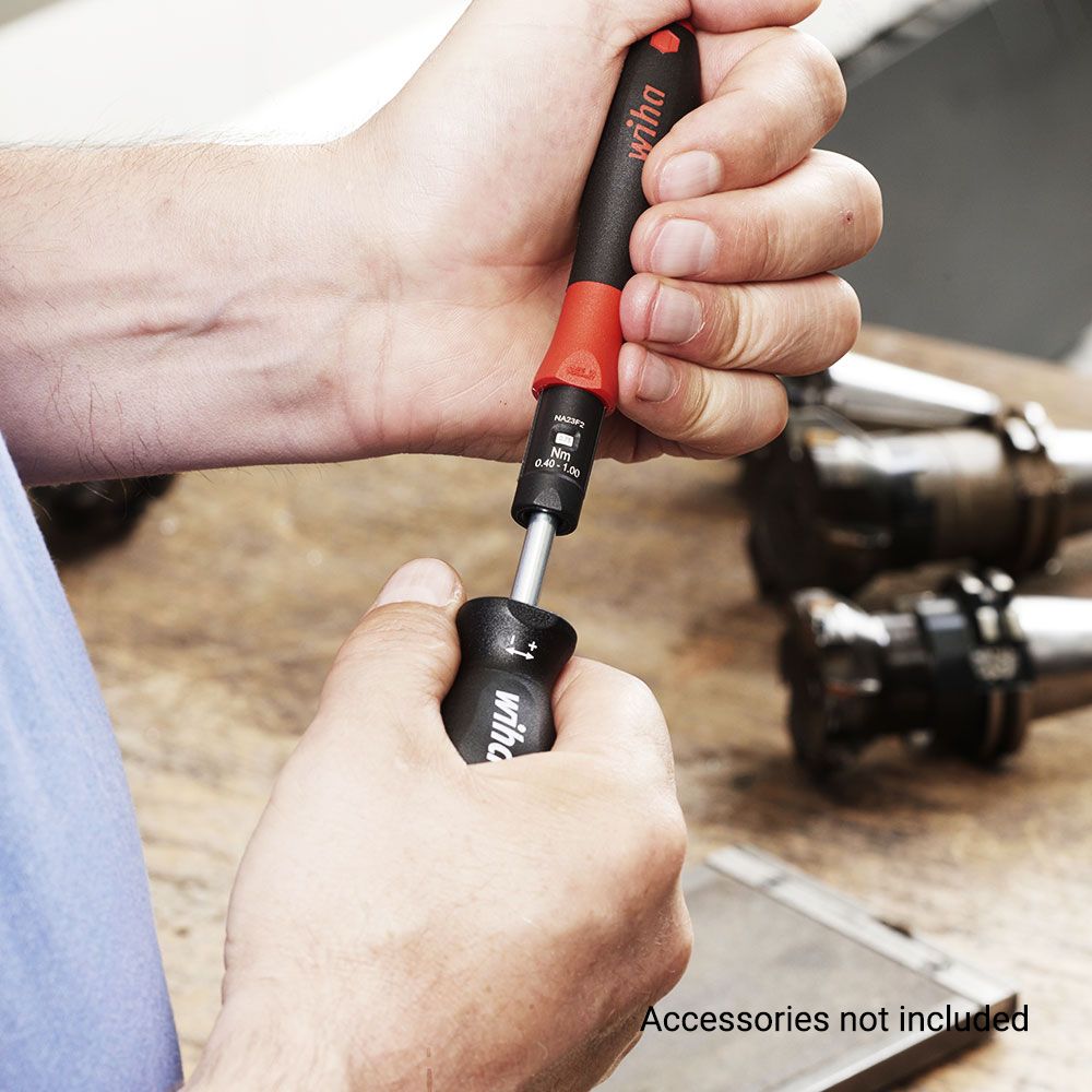 Wiha 26893 14pce 0.8-5.0 Nm TorqueVario-S Torque Screwdriver Set