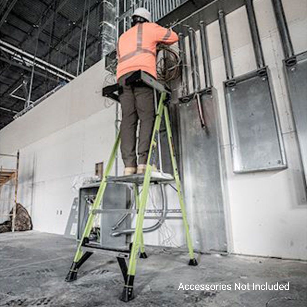 Little Giant Ladder Systems 19303 91cm (3')170kg Fiberglass Fortress 3 ...