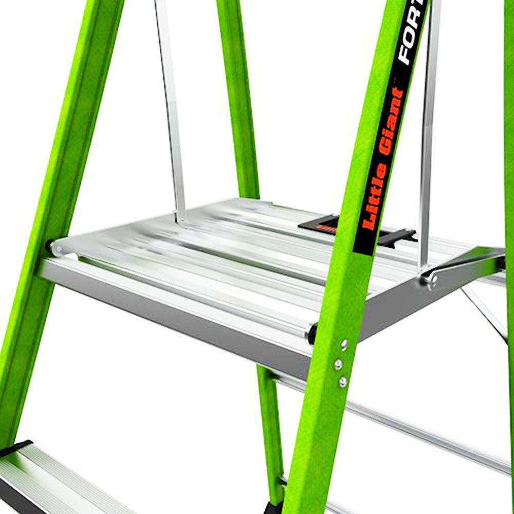 Little Giant Ladder Systems 19303 91cm (3')170kg Fiberglass Fortress 3 Step Platform Ladder with ...