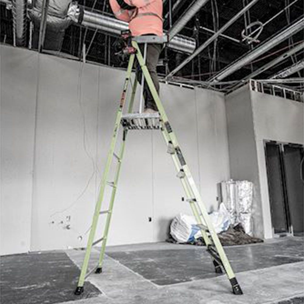 Little Giant Ladder Systems 19306 1.83m (6')170kg Fiberglass Fortress 6 ...