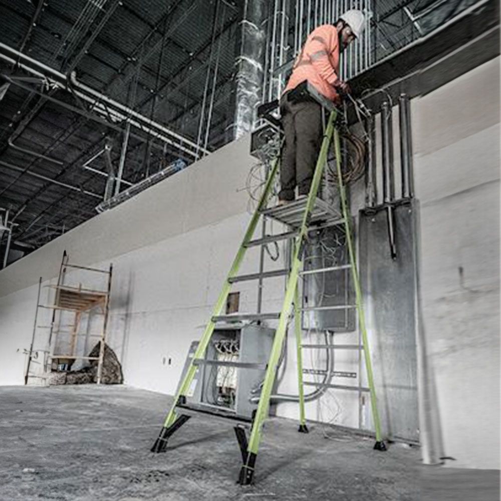 Little Giant Ladder Systems 19306 1.83m (6')170kg Fiberglass Fortress 6 ...
