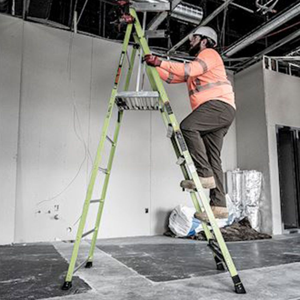 Little Giant Ladder Systems 19306 1.83m (6')170kg Fiberglass Fortress 6 ...