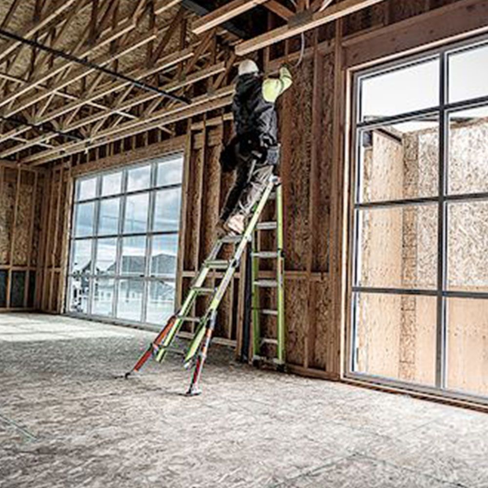 Little Giant Ladder Systems 17107-001 2.74 - 5.51m 136kg Fiberglass ...