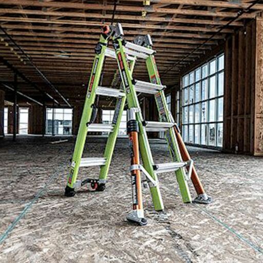 Little Giant Ladder Systems 17107-001 2.74 - 5.51m 136kg Fiberglass ...
