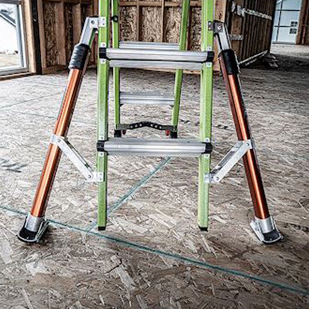Little Giant Ladder Systems 17107-001 2.74 - 5.51m 136kg Fiberglass ...