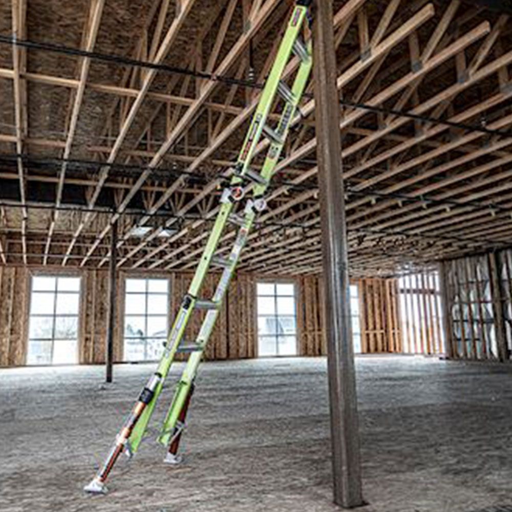 Little Giant Ladder Systems 17107-001 2.74 - 5.51m 136kg Fiberglass ...