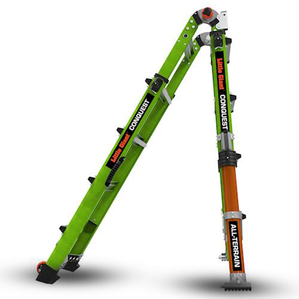 Little Giant Ladder Systems 17107-001 2.74 - 5.51m 136kg Fiberglass ...