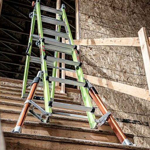 Little Giant Ladder Systems 17107-001 2.74 - 5.51m 136kg Fiberglass ...