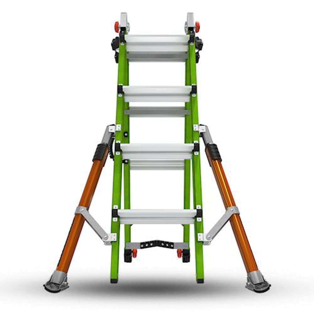Little Giant Ladder Systems 17107-001 2.74 - 5.51m 136kg Fiberglass ...
