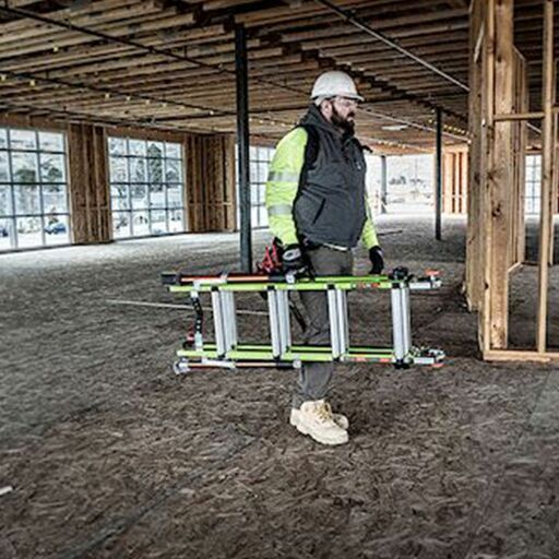 Little Giant Ladder Systems 17107-001 2.74 - 5.51m 136kg Fiberglass ...