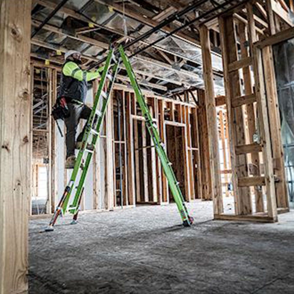 Little Giant Ladder Systems 17102-001 3.35 - 6.71m 136kg Fiberglass ...