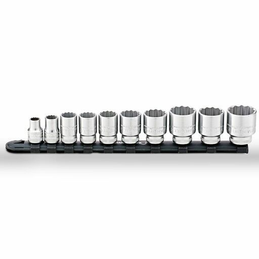 Stahlwille 811783 (SW12917/10-45 - 96052010) 10 pce 3/8" Set of Sockets ...