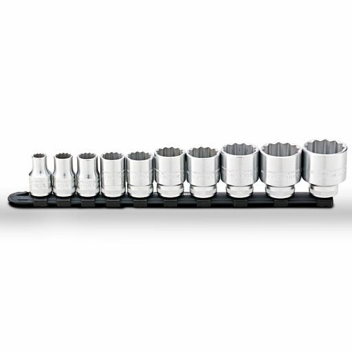 Stahlwille 811784 (SW12918/10-50 - 96053010) 10 pce 1/2" Set of Sockets ...
