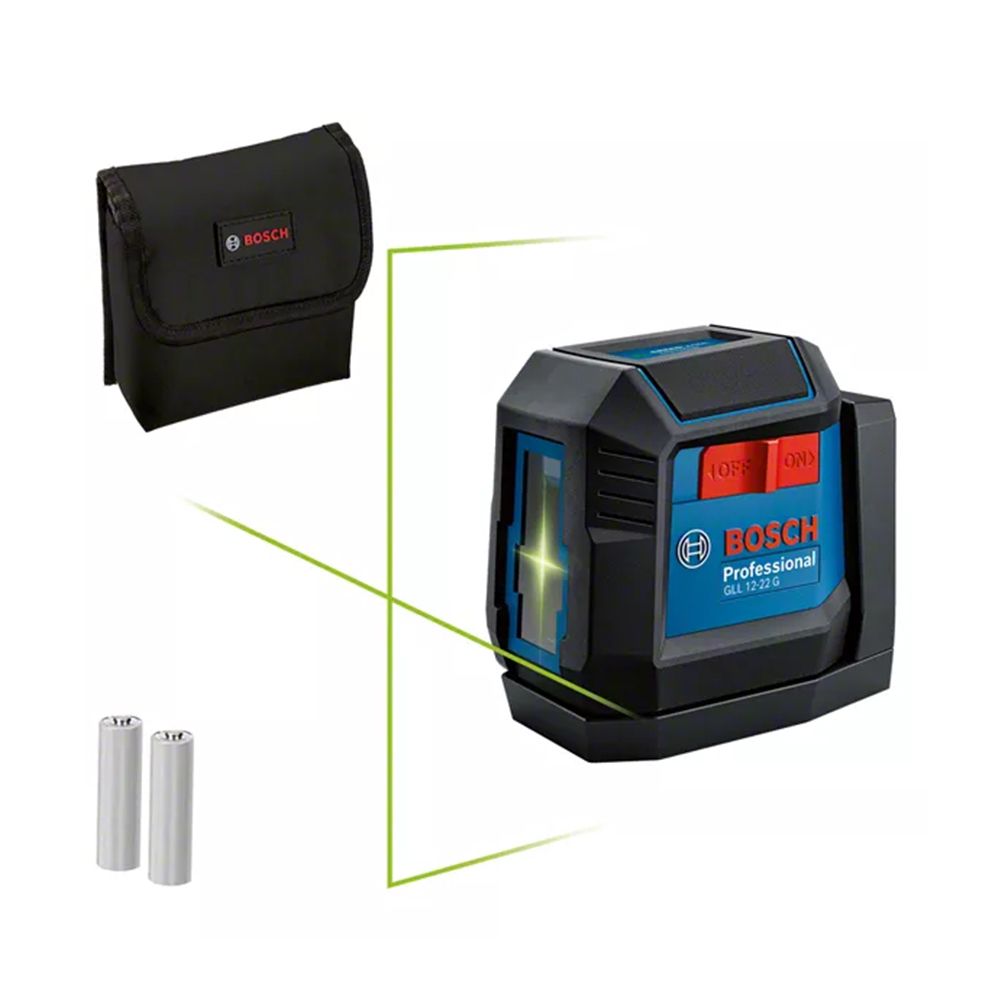 Bosch GLL12-22G (0.615.994.0RP) Green Professional Line Laser & Battery ...