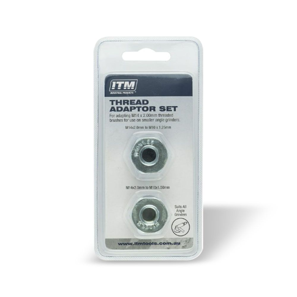 ITM TM7030-002 2pce M10x1.25 and M10x1.5 Arbor Thread Adapters