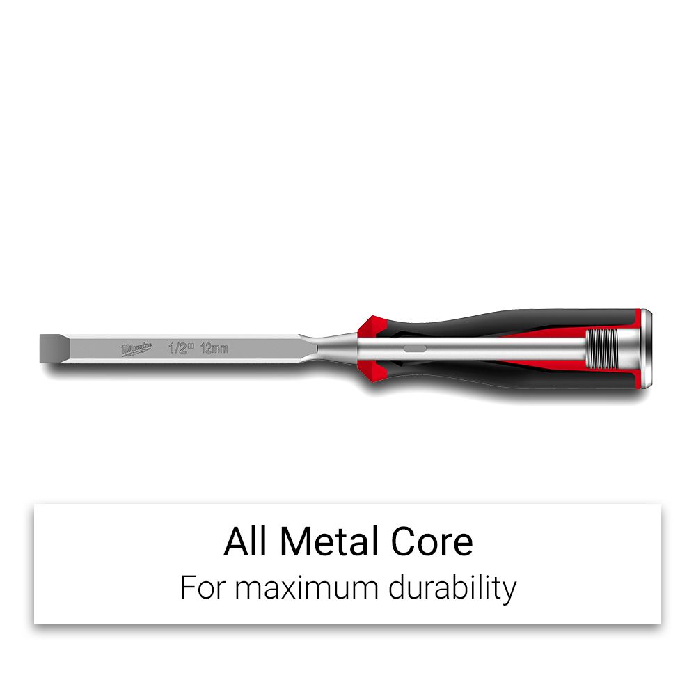 Milwaukee 4932479893 12mm Beveled Edge Chisel