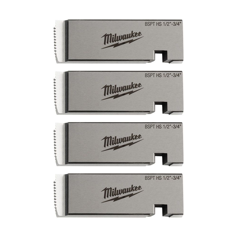 Milwaukee 4932492926 1/2"-3/4" High Speed BSPT Universal Pipe Threading ...