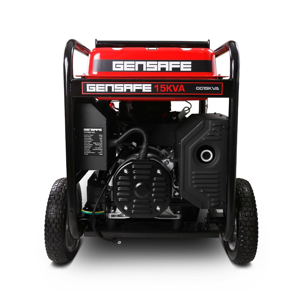 Gensafe GG15KVA 12kW Petrol Portable Electric Start Generator