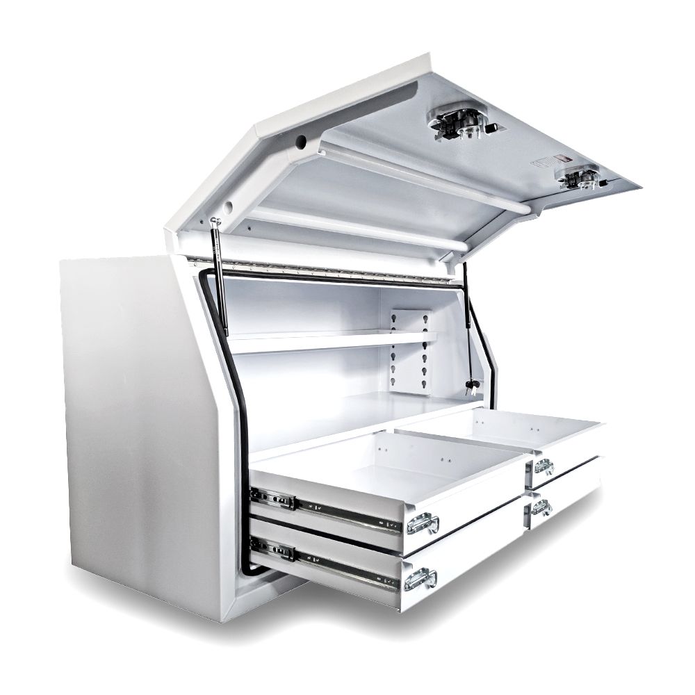 Daytona DWSD1400W 2mm 1400mm x 600mm x 820mm White Aluminium Storage ...