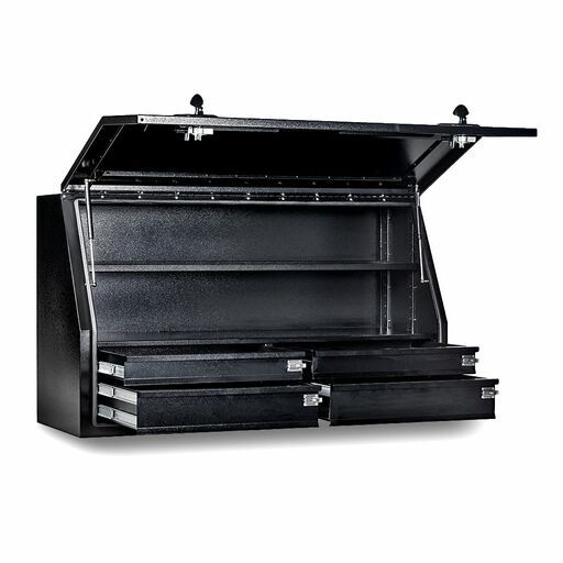 Daytona DSF1360B 1.5mm 1360mm x 550mm x 800mm Full Lid Black Steel Ute ...