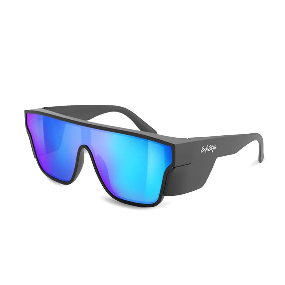 SafeStyle PMBBT100 Primes Matte Black Frame Reflectors Blue Lens