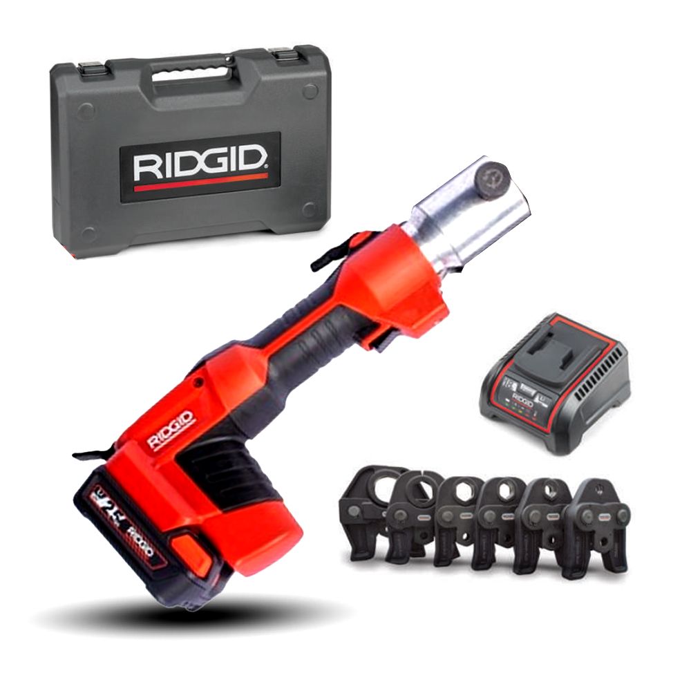 Ridgid RP306 (79823) 18V 2.5Ah 32kN Press Tool Combo Kit with Jaw Set
