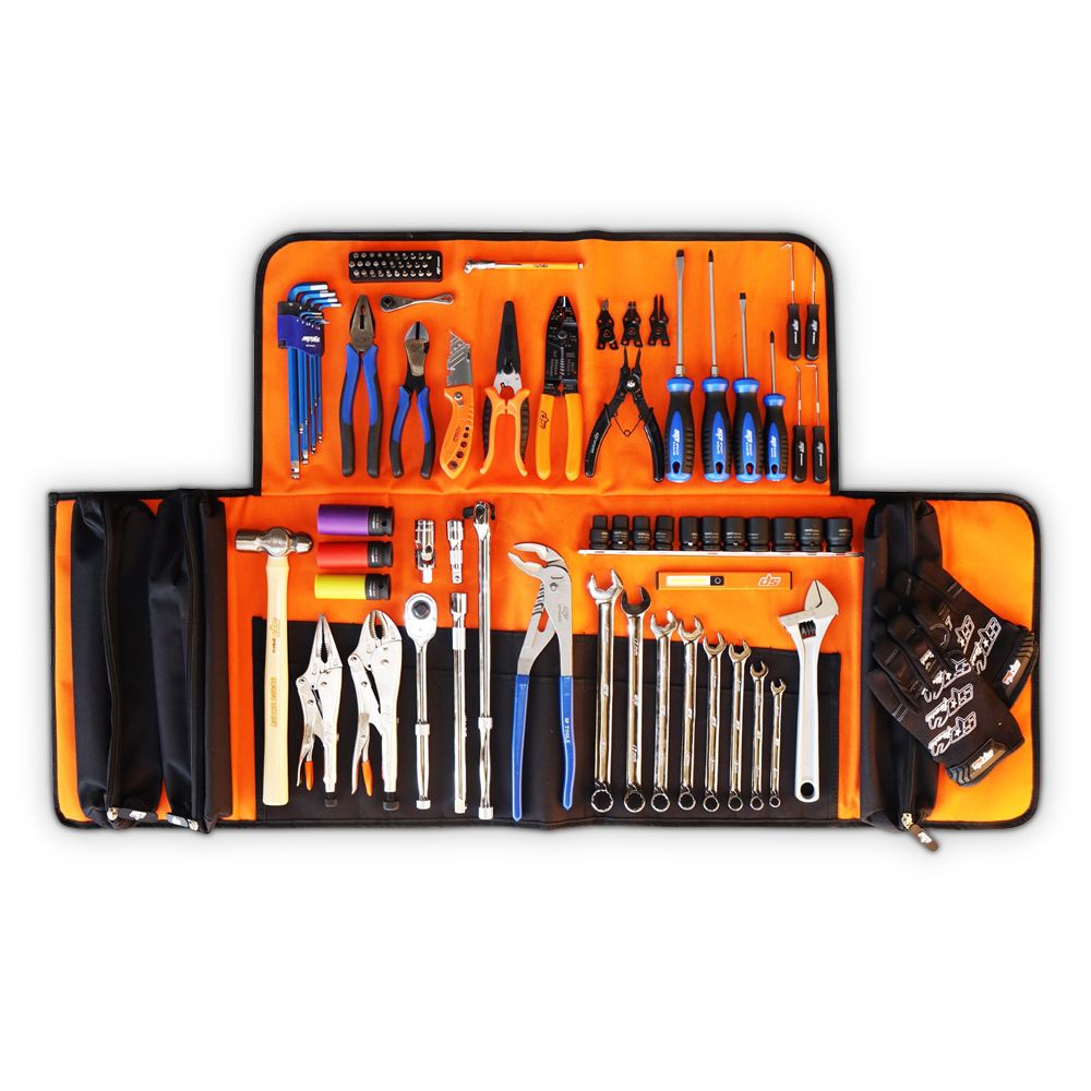 SP Tools SP51280 90pce Mobile Tool Roll Tool Kit