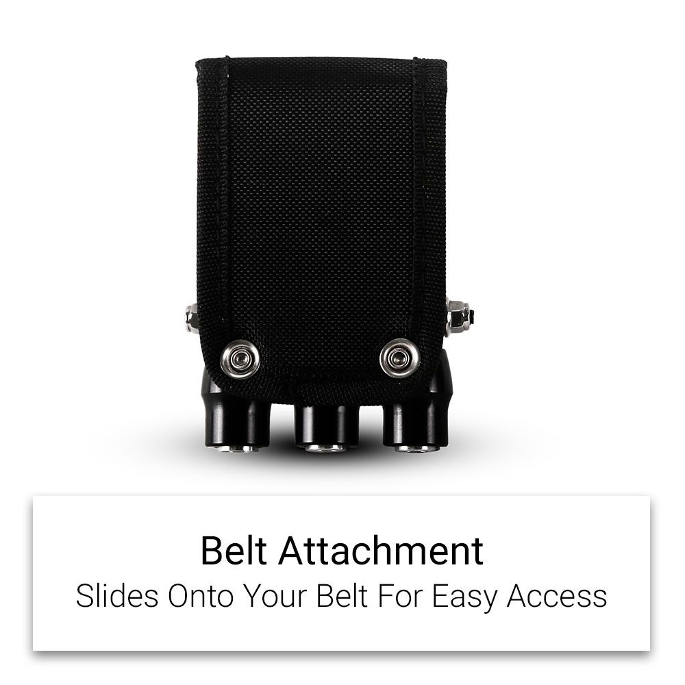 Vessel QB-10MB3K (220792) Quick Catcher Triple Holder with Magnet (Black)