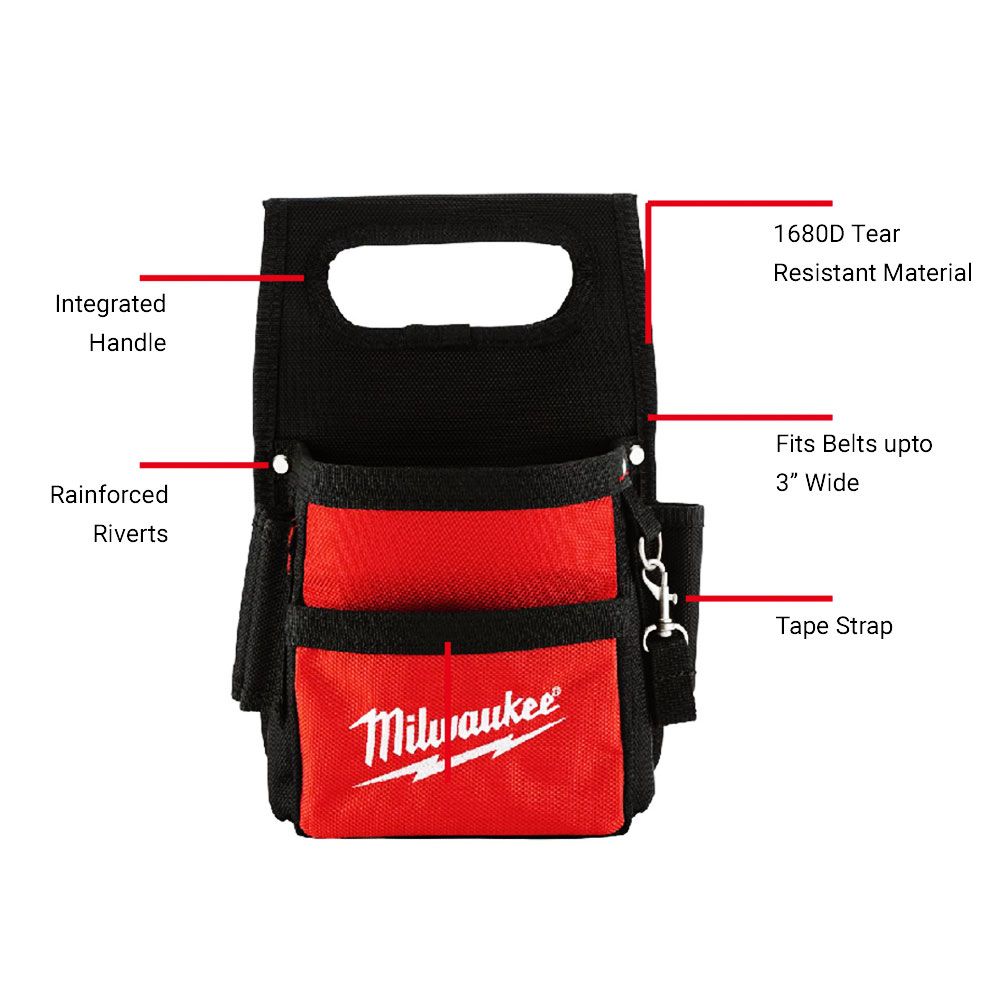 Milwaukee 48228111 Compact Electricians Work Pouch
